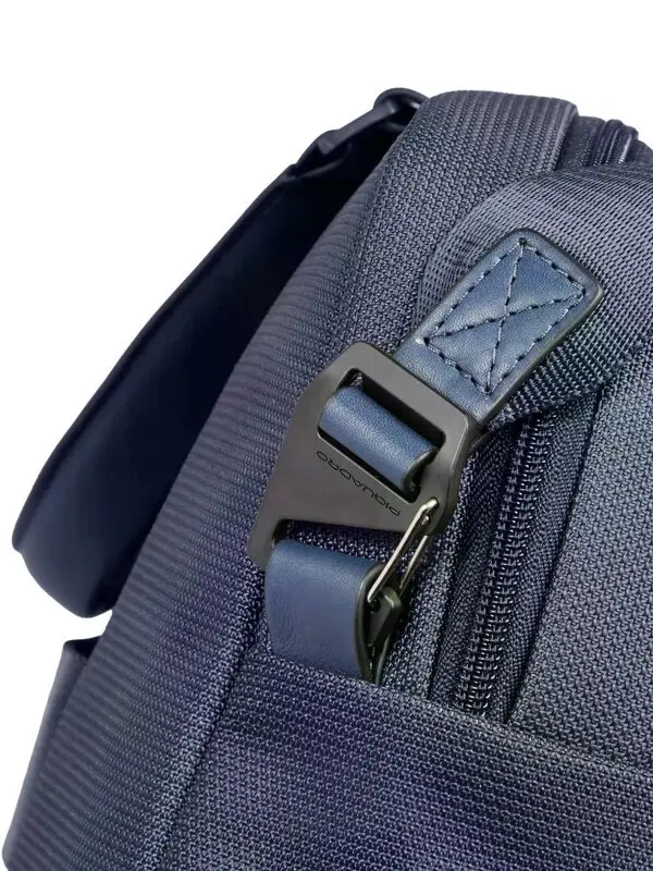 PIQUADRO Leather Trimmed Laptop Bag