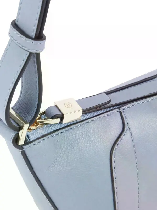 PIQUADRO Grained Leather Belt Bag