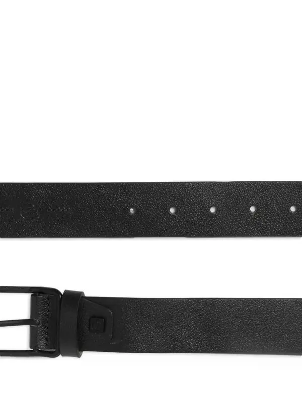 PIQUADRO Grained Leather Belt