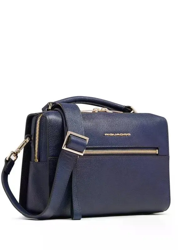 PIQUADRO Leather Crossbody Bag