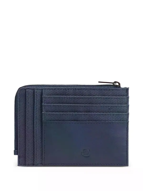 PIQUADRO Zipped Coin-pocket Card Holder
