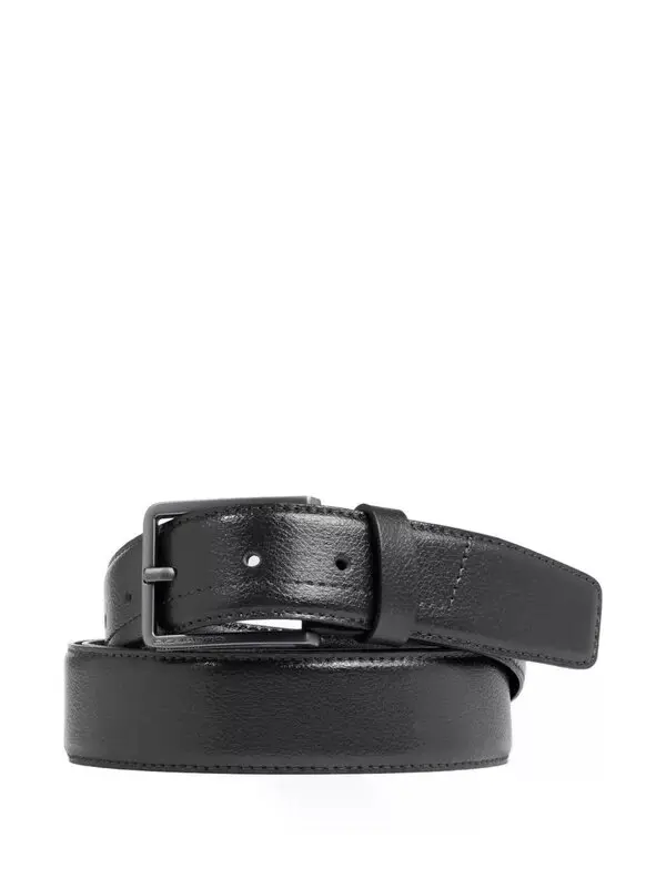 PIQUADRO Solm Leather Belt - Black