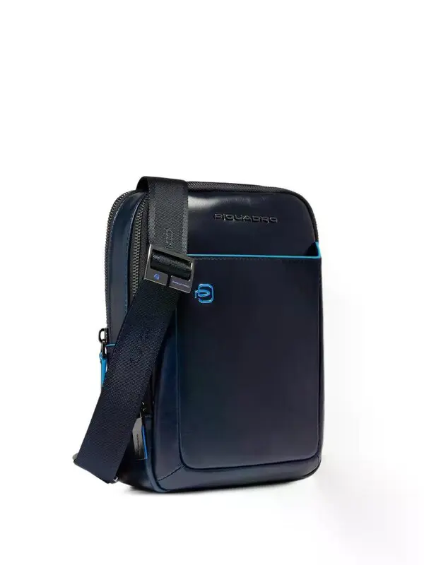 PIQUADRO Leather Messenger Bag