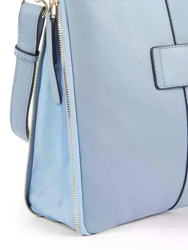 PIQUADRO Expandable Leather Laptop Bag