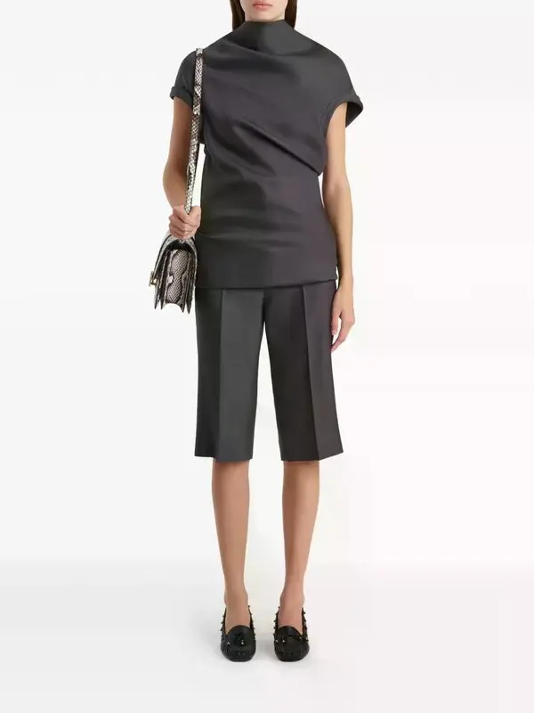 Khaite Tandie Draped Blouse