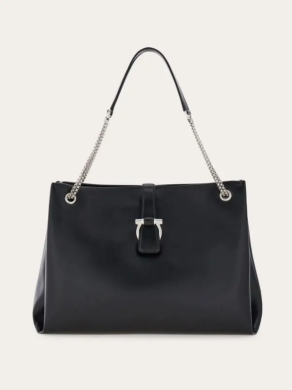 FERRAGAMO Mia Tote Bag - Black