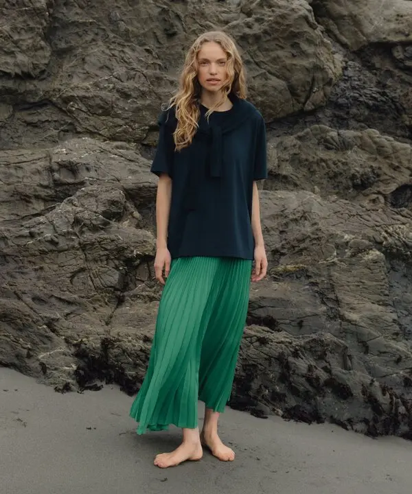 Jenni Kayne Pleated Skirt - Green