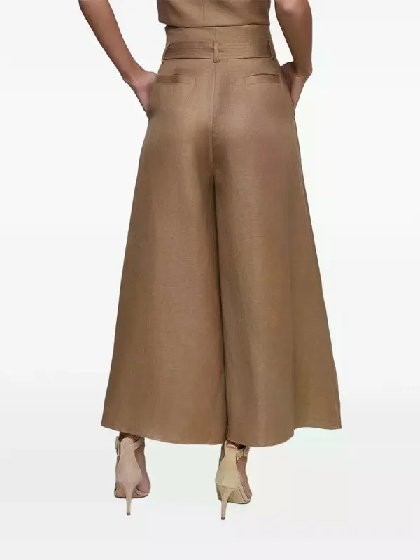 L'Agence Lowen Belted Palazzo Pants