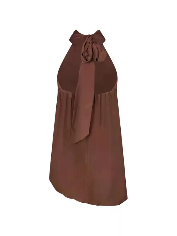 Federica Tosi Asymmetric Crepe Top