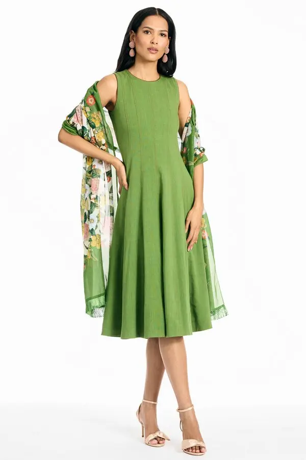 Sachin & Babi Florie Scarf - Green Gardens