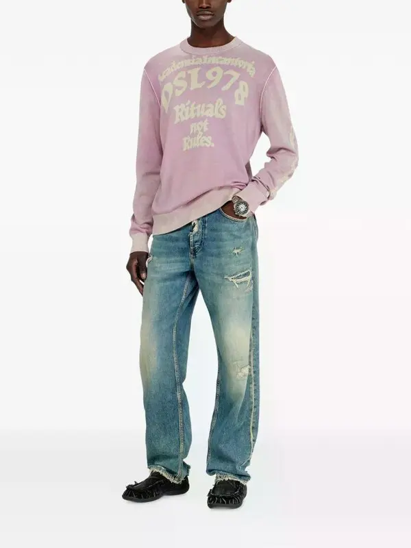 DIESEL® K-lauti Crew Neck Sweater - Pink