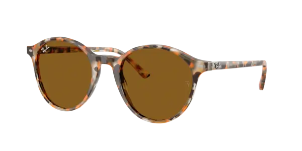 Ray-ban Tortoiseshell Round Frame Sunglasses - Brown
