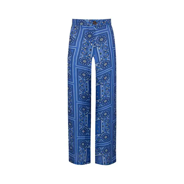 STATE OF GEORGIA Boardwalk Pants Bandana State Print - Blue