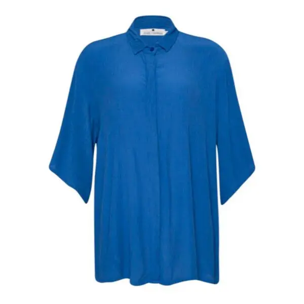 STATE OF GEORGIA Button Up Shirt Crinkle