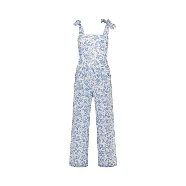 PALINGÉNÉSIE Claire Floral Jumpsuit - Blue