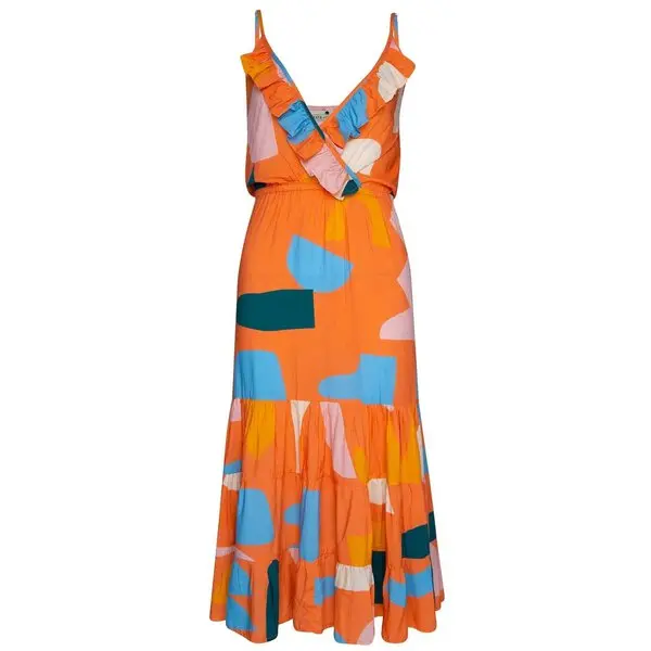 STATE OF GEORGIA Original Beach Dress - Orange