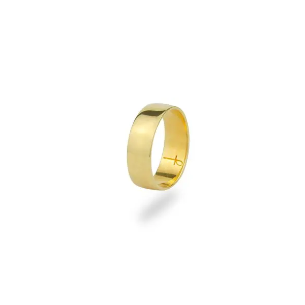 PHIRA LONDON Engraved Band Ring - Gold