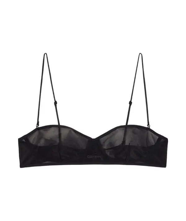 Calvin Klein Alden Balconette Bra - Black