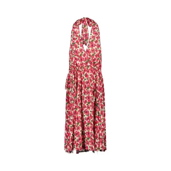 PALINGÉNÉSIE Caroline Floral Maxi Dress - Orange