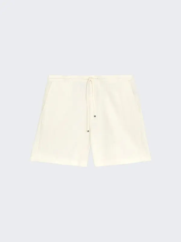 Loewe Lyocell Textured Shorts - Ivory