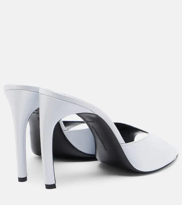 Victoria Beckham Harlow Satin Sandals - Grey