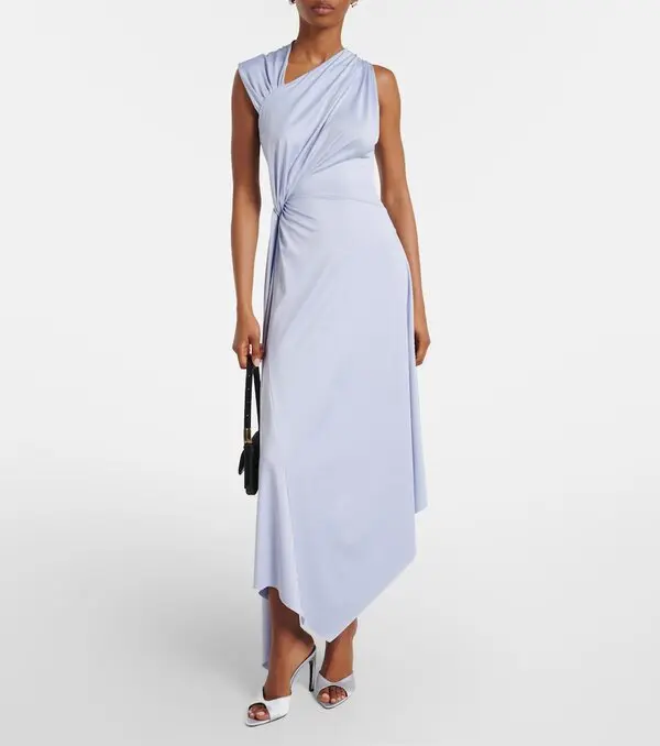 Victoria Beckham Harlow Satin Sandals - Grey