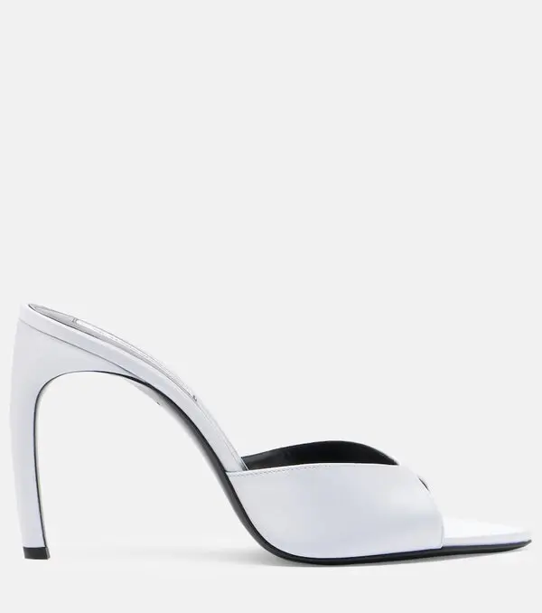 Victoria Beckham Harlow Satin Sandals - Grey
