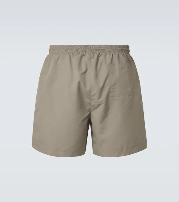 Brunello Cucinelli Logo Swim Trunks - Green