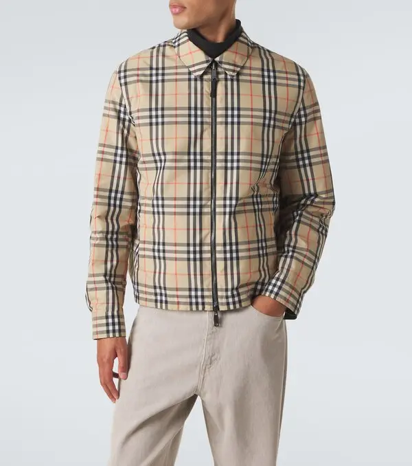 Burberry Reversible Check Jacket - Black