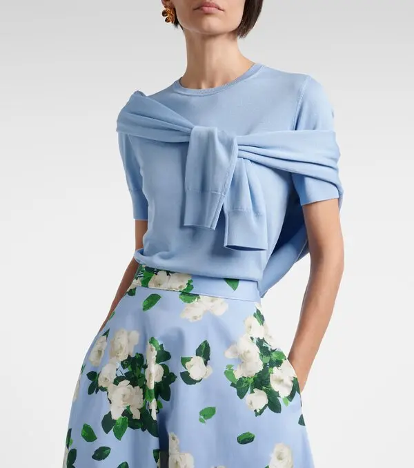 Carolina Herrera Silk And Cotton Sweater