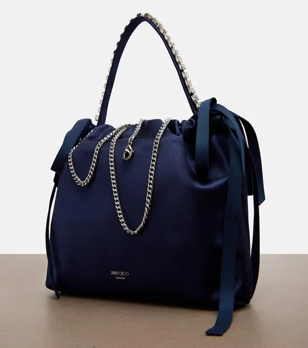 JIMMY CHOO Drawstring Embellished Mini Bag