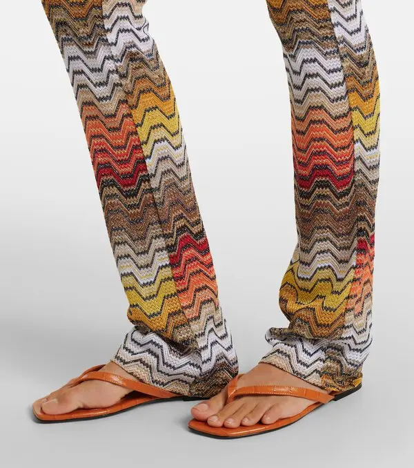 Missoni Wave Lamé Slim Pants