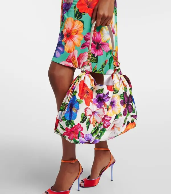 Dolce & Gabbana Medium Floral Shoulder Bag