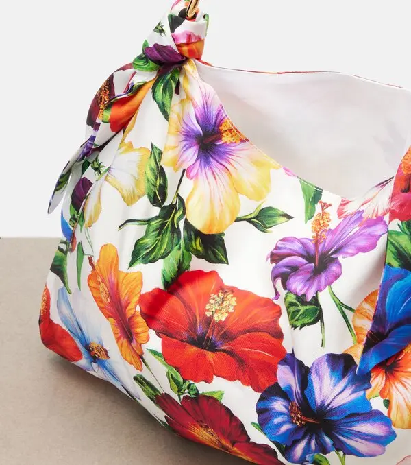 Dolce & Gabbana Medium Floral Shoulder Bag