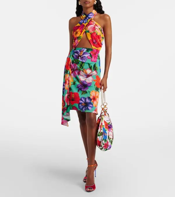 Dolce & Gabbana Medium Floral Shoulder Bag