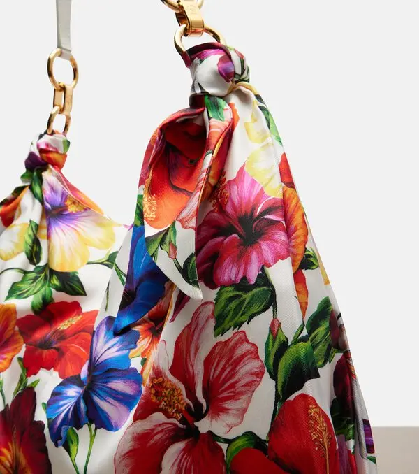Dolce & Gabbana Medium Floral Shoulder Bag