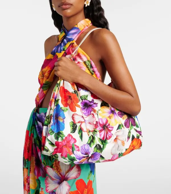 Dolce & Gabbana Medium Floral Shoulder Bag