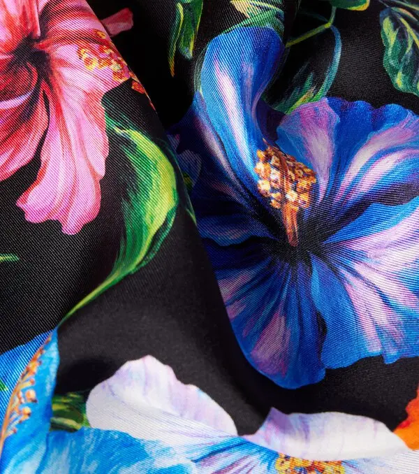 Dolce & Gabbana Floral Silk Twill Scarf - Multicoloured