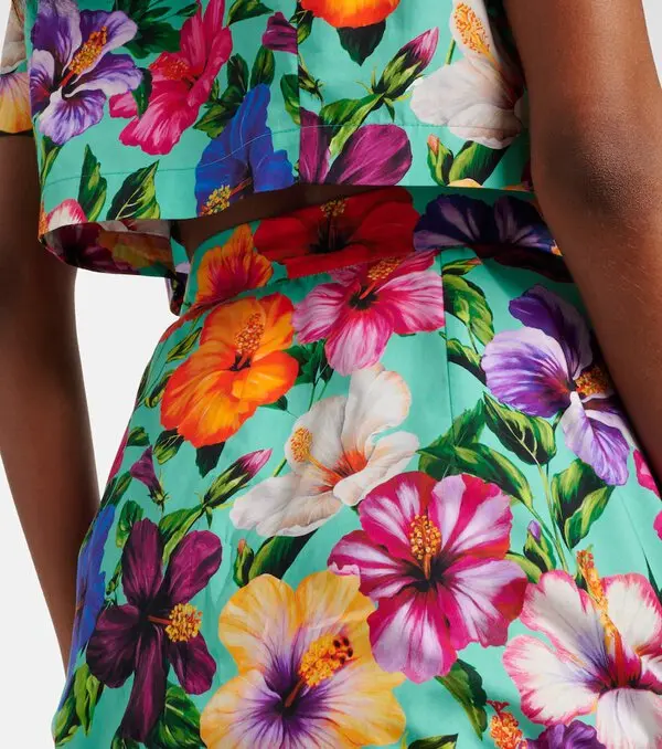 Dolce & Gabbana Floral Cotton Shorts - Multicoloured