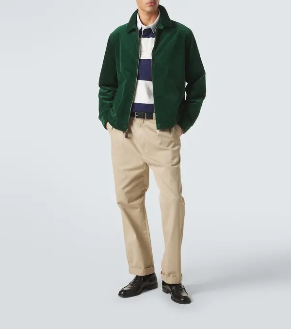 Polo Ralph Lauren Cotton Corduroy Zip-up Jacket - Green