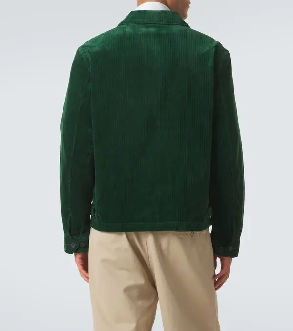 Polo Ralph Lauren Cotton Corduroy Zip-up Jacket - Green