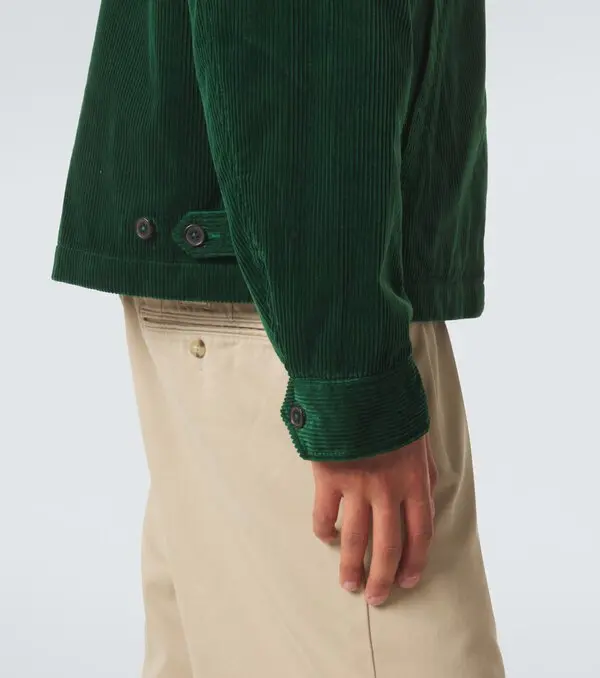 Polo Ralph Lauren Cotton Corduroy Zip-up Jacket - Green