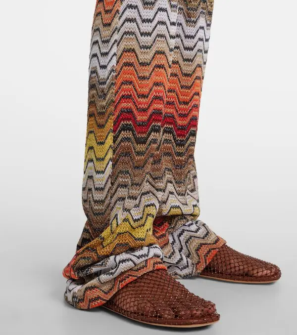 Missoni Wave Lame Slim Pants