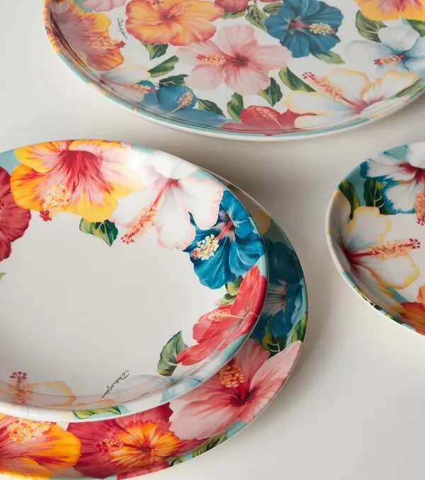 Dolce & Gabbana Ceramic Soup Plate - Multicoloured
