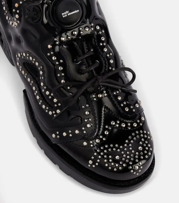 Noir Kei Ninomiya Studded Brogue Sneakers