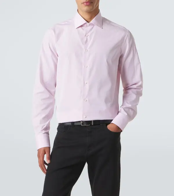 Canali Cotton Shirt - Pink