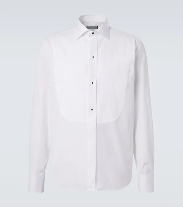 Canali Cotton Tuxedo Shirt
