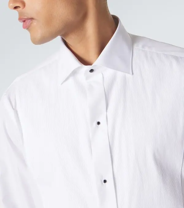 Canali Cotton Tuxedo Shirt