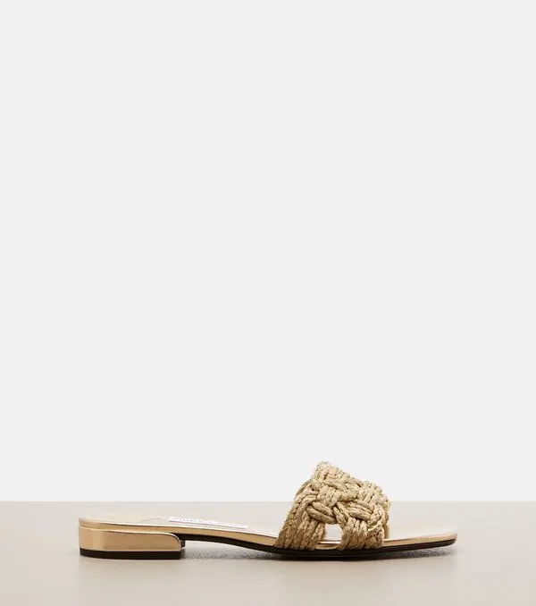 JIMMY CHOO Chara Woven Slides