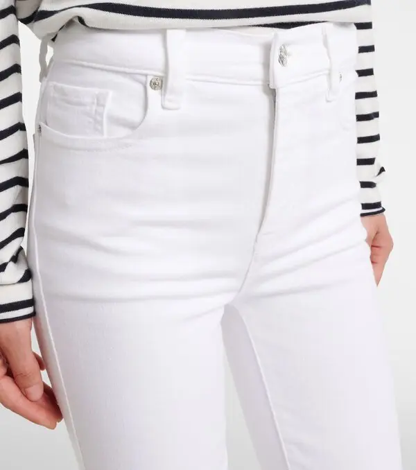 FRAME Le High Skinny Jeans - White